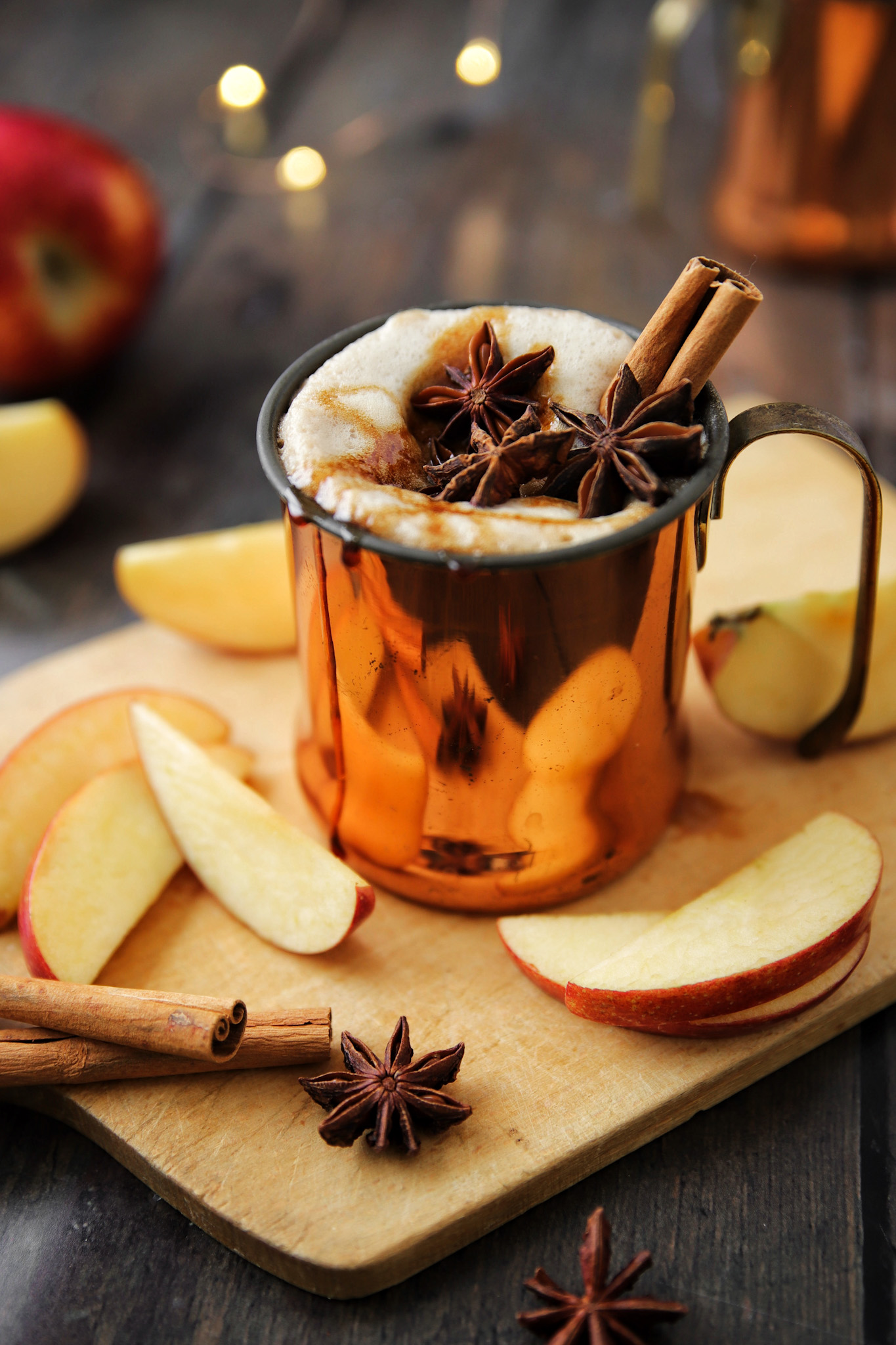 Dairy Free Caramel Apple Latte - Kayla's Kitch and Fix
