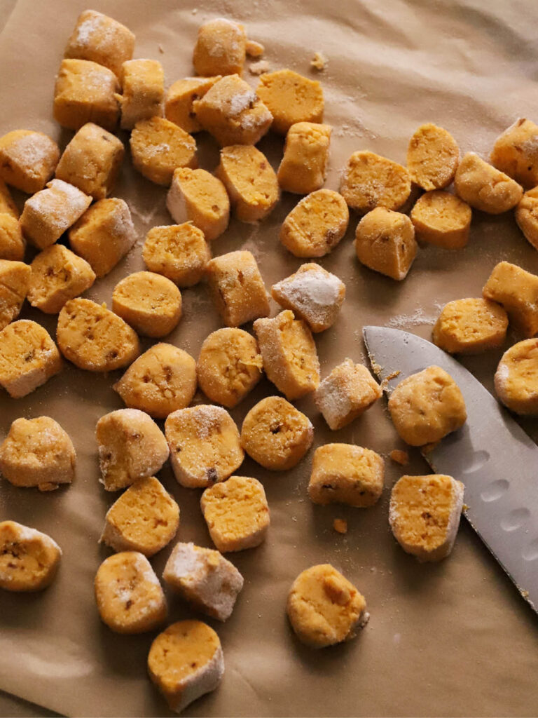 2 Ingredient Butternut Squash Gnocchi - Kayla's Kitch and Fix