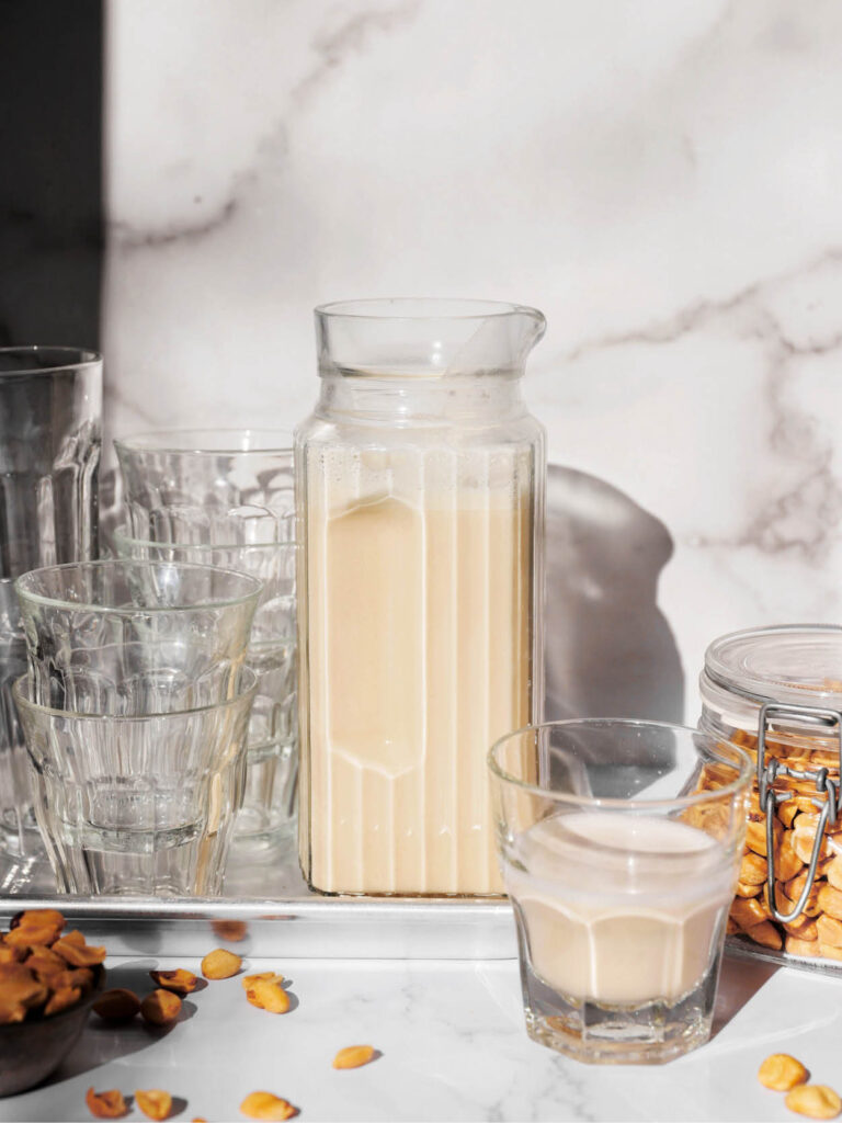 Homemade Peanut Milk - Kayla's Kitch and Fix