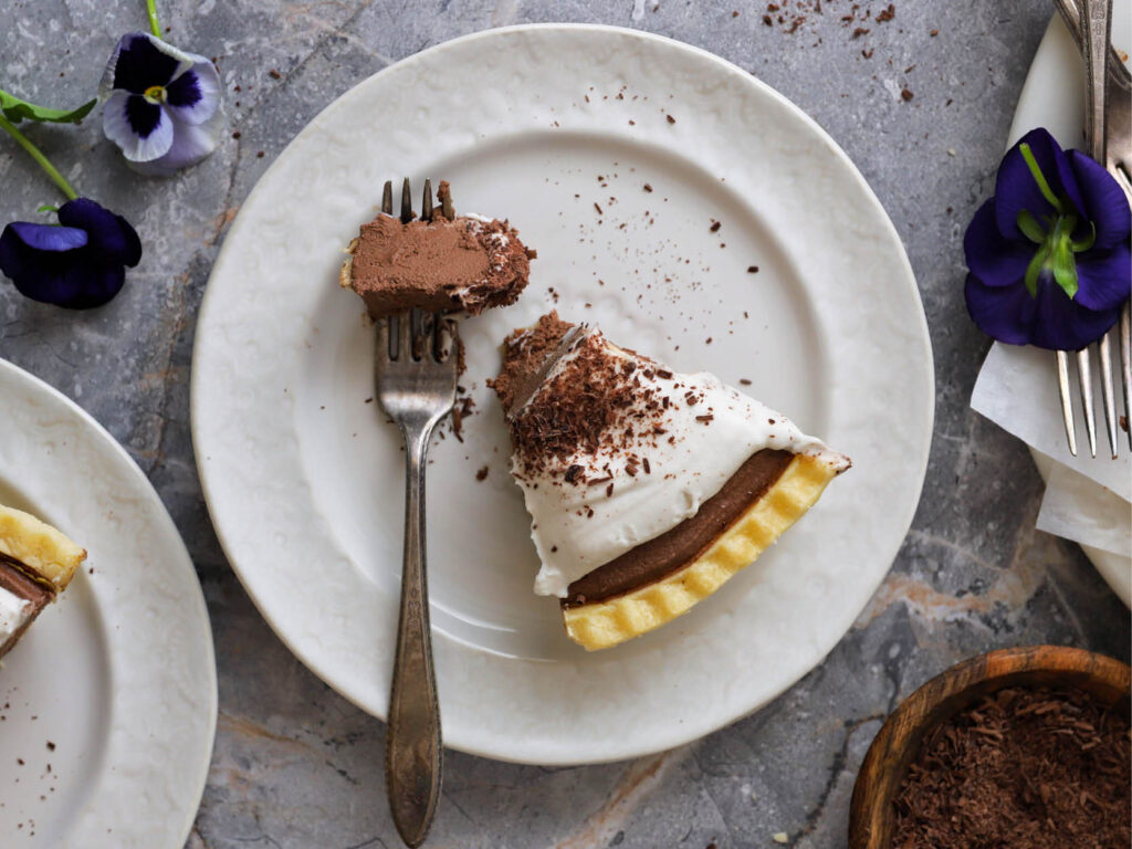 French Silk Pie (GF) - Kayla's Kitch and Fix