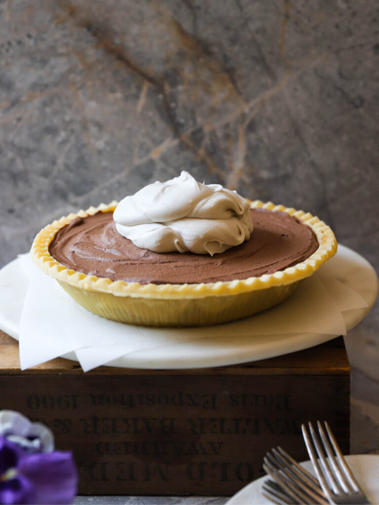 French Silk Pie (GF) - Kayla's Kitch and Fix