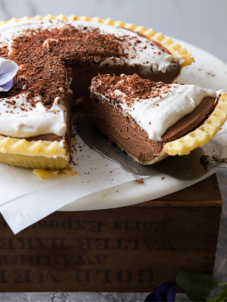 French Silk Pie (GF) - Kayla's Kitch and Fix