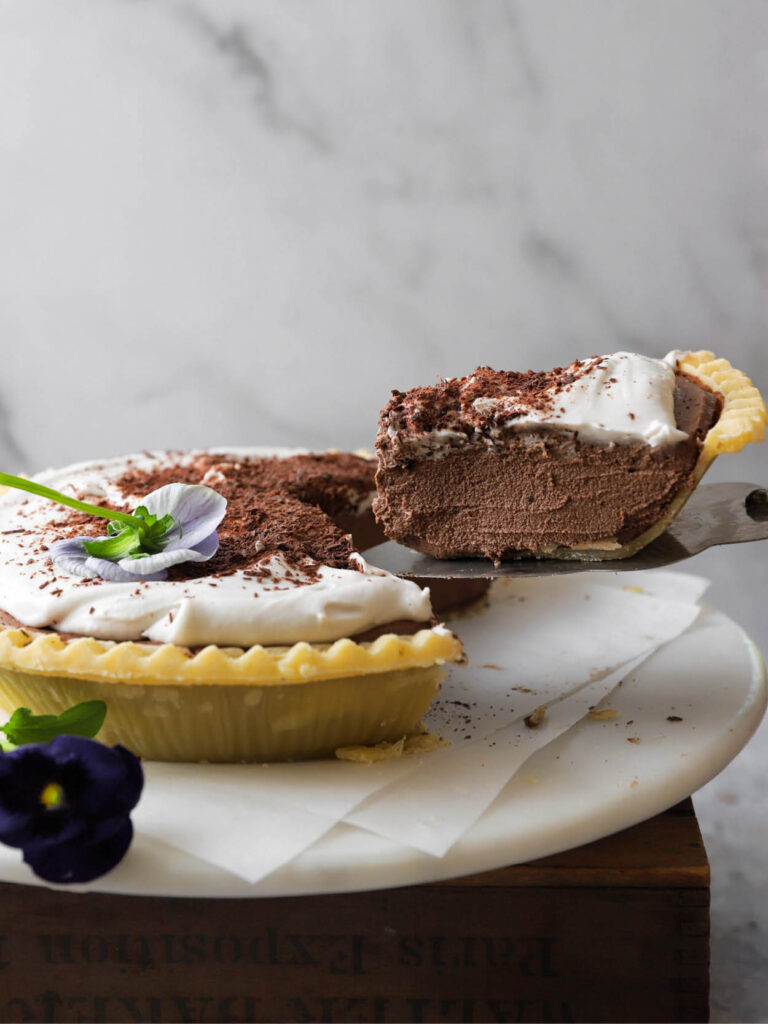 French Silk Pie (GF) - Kayla's Kitch and Fix