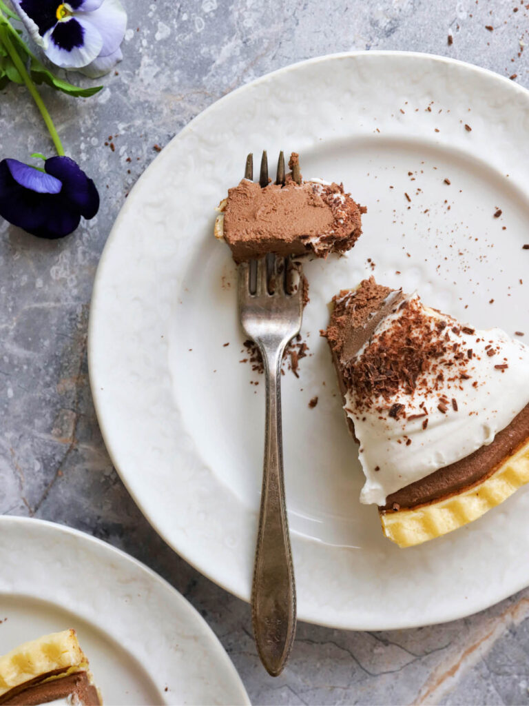 French Silk Pie (GF) - Kayla's Kitch and Fix