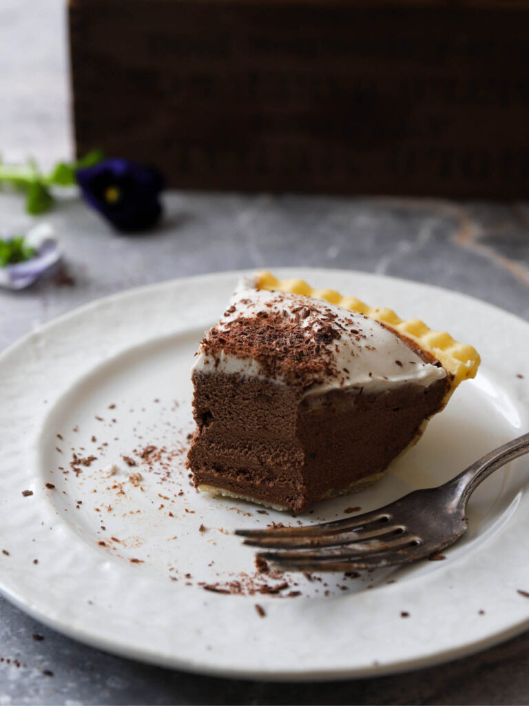 French Silk Pie (GF) - Kayla's Kitch and Fix