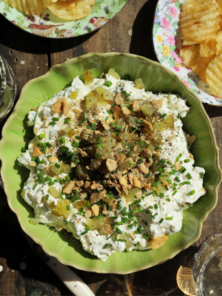 High Protein Fried Pickle Dip - Kayla's Kitch and Fix