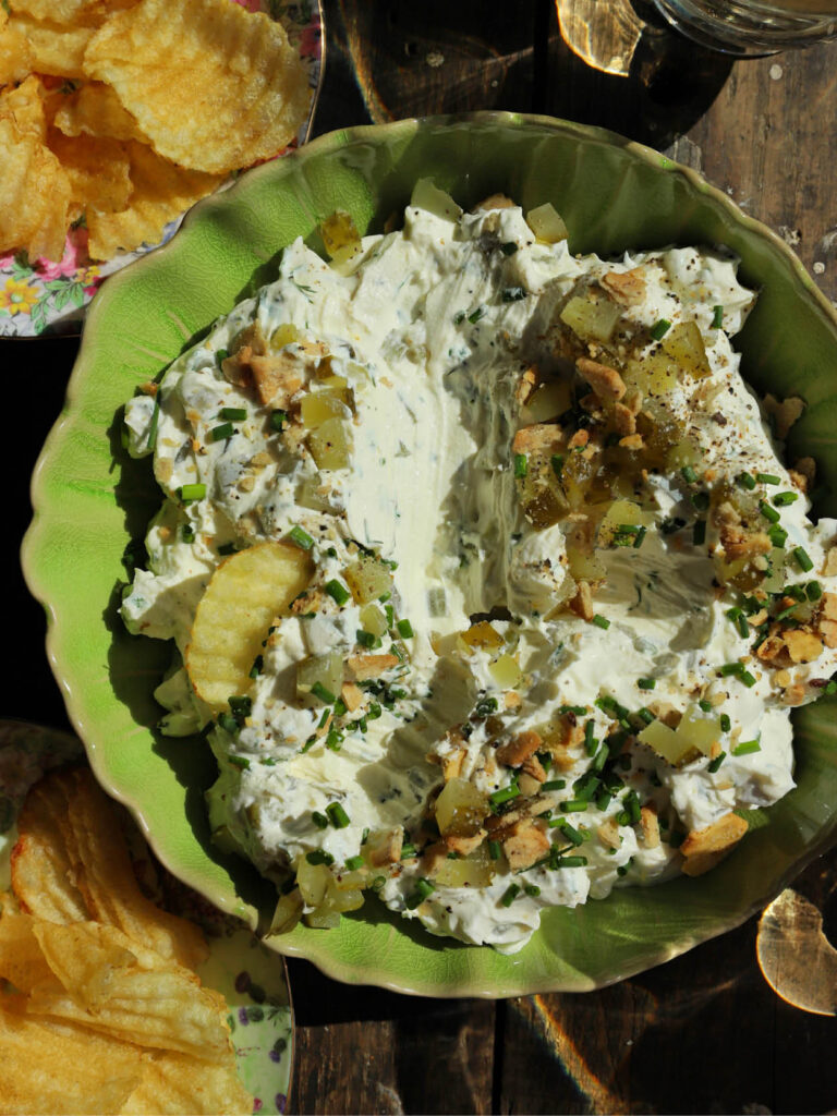 High Protein Fried Pickle Dip - Kayla's Kitch and Fix