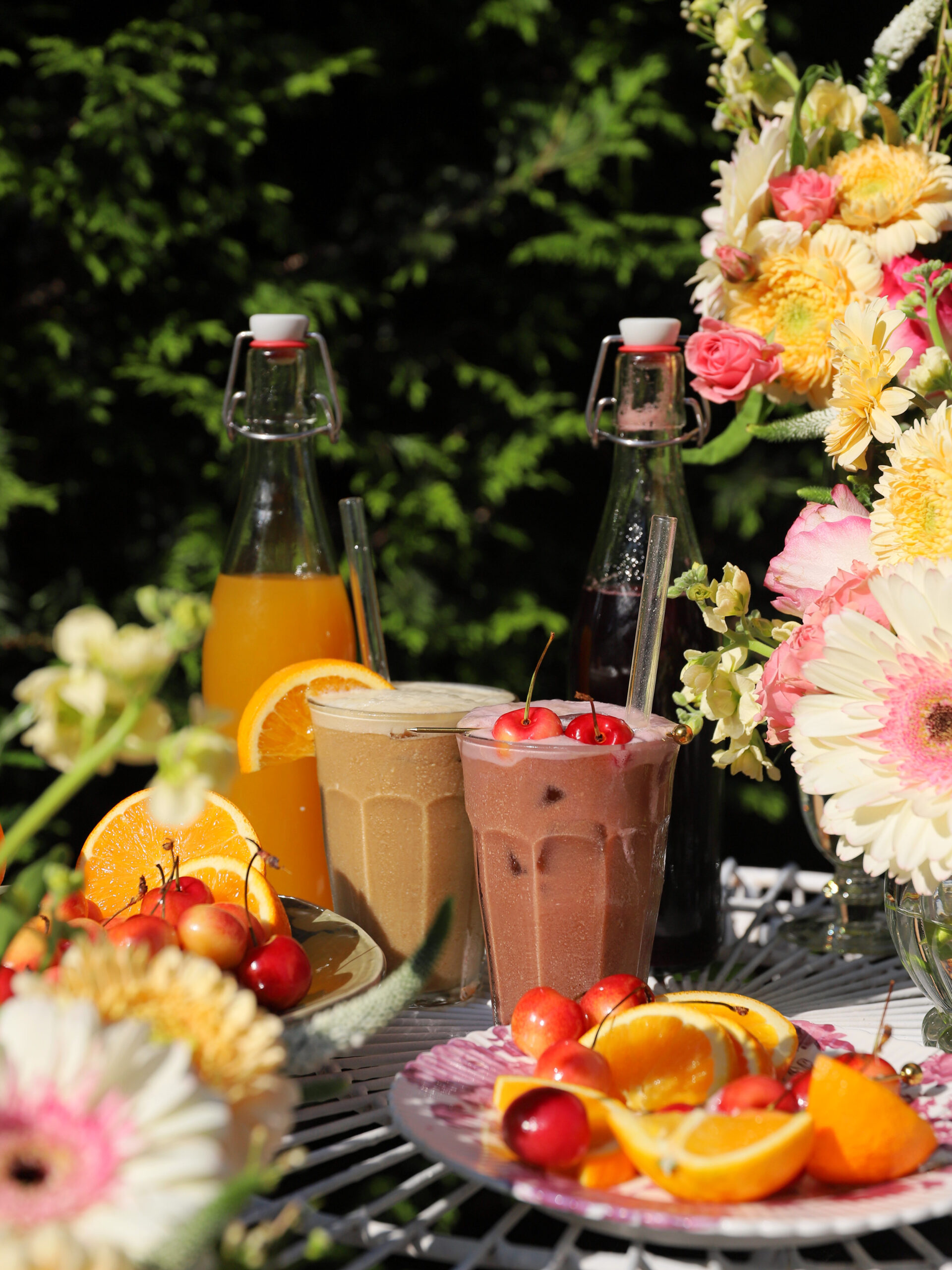 Cherry Vanilla Iced Cold Brew - Kayla's Kitch and Fix